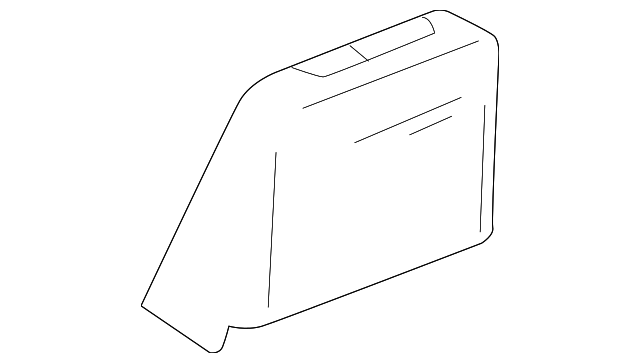 84255147 - Gideon Rear Seat Belt Opening Bezel GM 2019-2023 GM | Parts ...