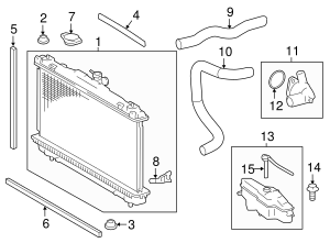 16031-36010 - Water Inlet - 2012-2018 Toyota | OEM Genuine Toyota Parts