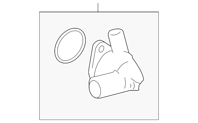 16031-36010 - Water Inlet - 2012-2018 Toyota | OEM Genuine Toyota Parts