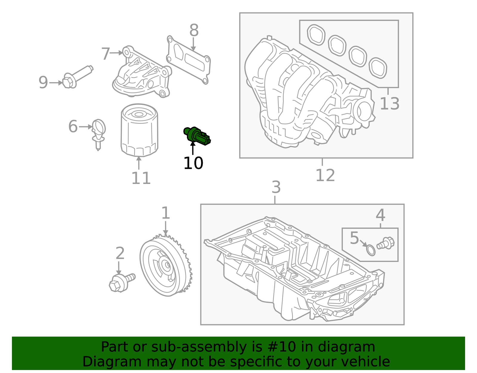 JX6Z-9278-A - Oil Pressure Sending Unit 2019-2025 Ford | Big 3 Auto Parts