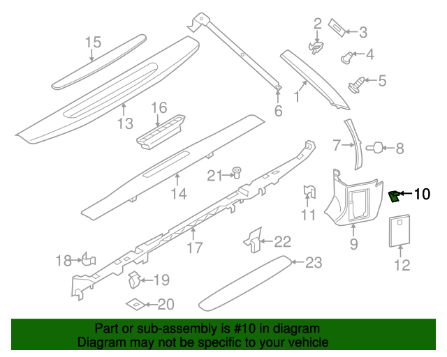 Genuine Porsche 999-507-552-01 |Side Trim Panel Retainer Clip | FREE ...