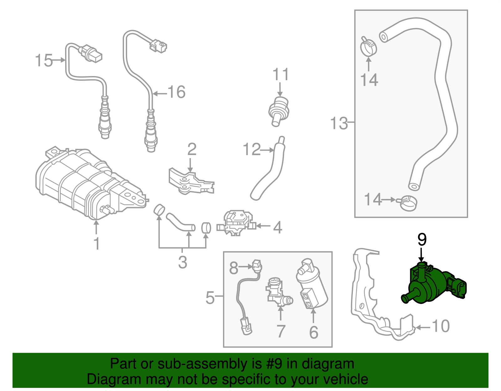 2016-2019 Hyundai Sonata Purge Valve 28910-2E600 | Retail Performance ...