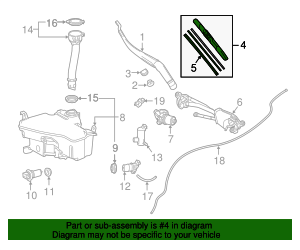 2014-2023 Lexus Wiper Blade 85222-53090 | LexusOfKendall