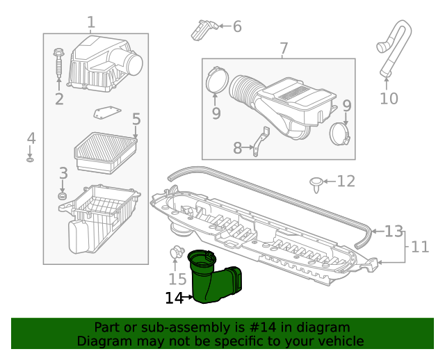 84575661 - Intake Air Duct 2020-2023 GM | AutoNationParts.com