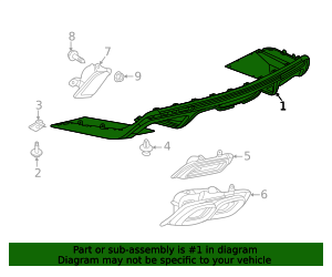 84798419 - Rear Lower Bumper Cover 2020-2024 Cadillac CT4 | GM Parts ...