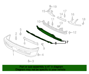 1998 Lexus LX470 Impact Bar 52110-60010 | OEM Parts Online