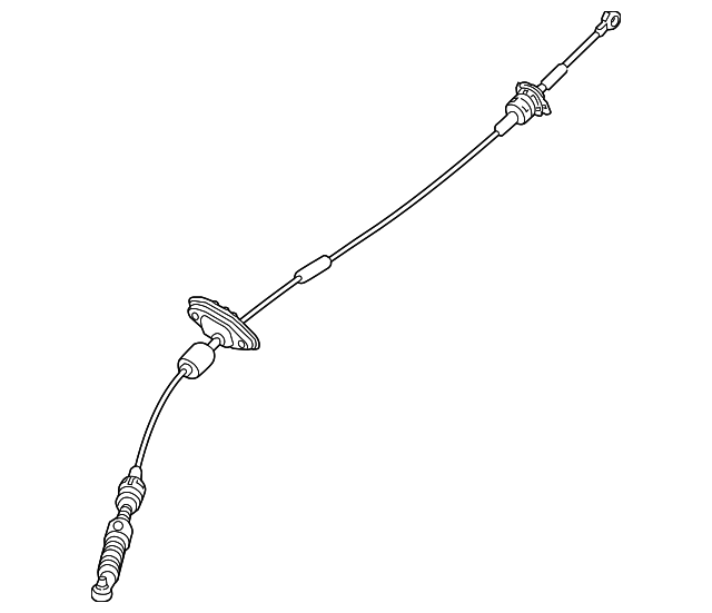 46790-B2100 - Automatic Transmission Shifter Cable 2014-2016 Kia Soul ...