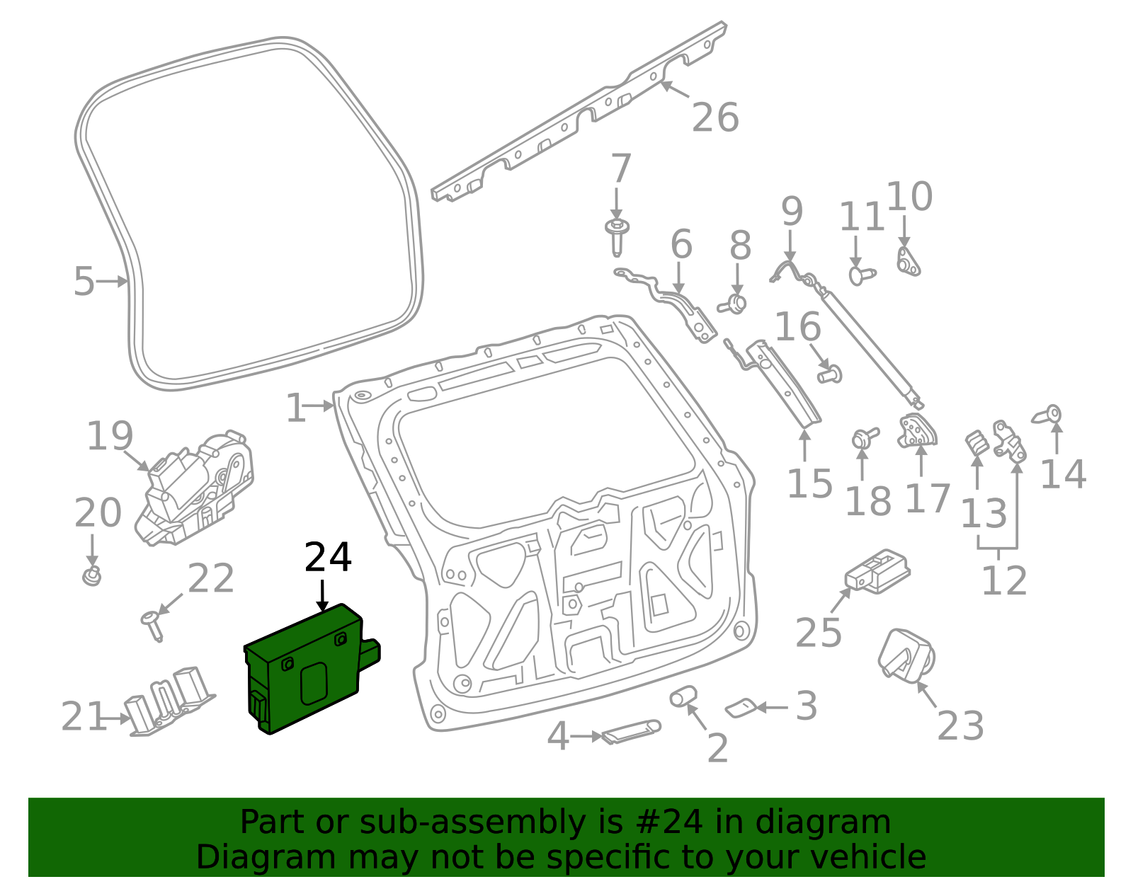 2020-2025 Ford Lift-Gate Control Module JX7Z-14B291-Z | OEM Parts Online