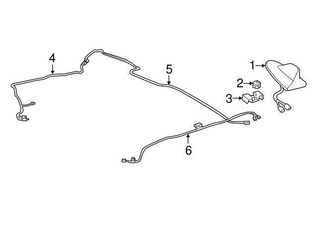 2014 Lexus LX570 GPS Antenna 86760-60120-D2 | OEM Parts Online