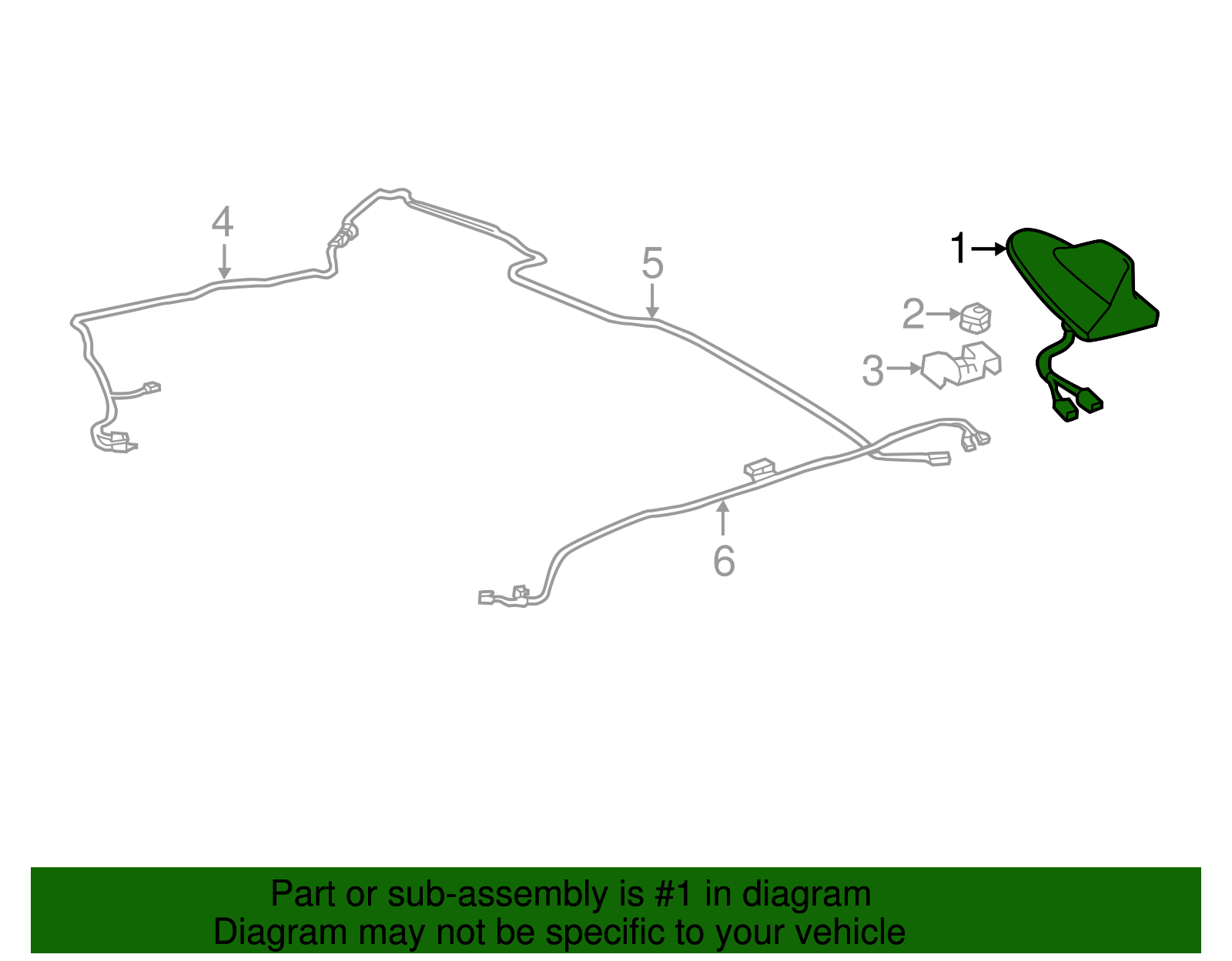 86760-60120-D2 - High-Quality GPS Antenna Assembly for 2014 Lexus LX570 ...
