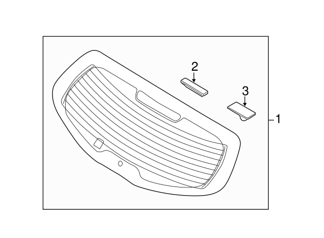 87110-3W000 - Lift Gate Glass 2011-2013 Kia Sportage | Kia.Parts Store