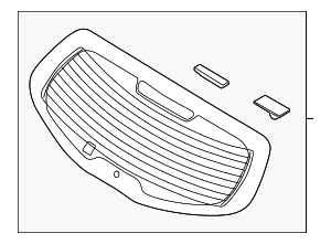 87110-3W000 - Lift Gate Glass 2011-2013 Kia Sportage | Kia.Parts Store