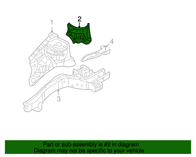 2007-2008 Hyundai Entourage Insulator 84152-4D000 | OEM Parts Online
