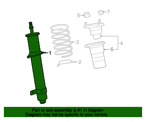 2013-2017 Lexus Strut 48520-80378 | OEM Parts Online
