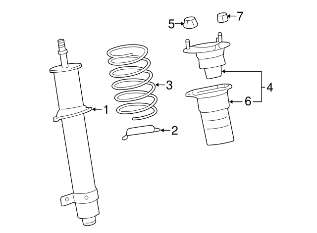 2013-2017 Lexus Strut 48520-80378 | Discount Parts Monster