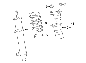 2013-2017 Lexus Strut 48520-80378 | Discount Parts Monster
