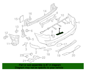 Genuine BMW 51-12-7-226-937 | Support Bracket | FREE Shipping on Most ...