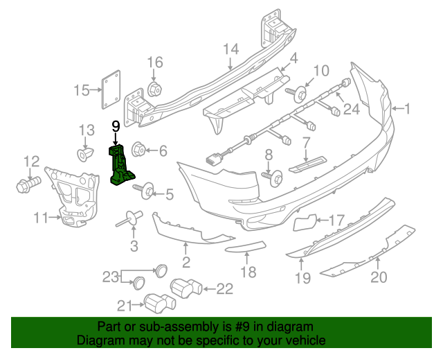 51127226935 - 2007-2013 BMW X5 Inner Support (51-12-7-226-935) | BMW of ...