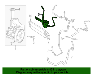 52014739AG - Heater Supply Hose - 2014-2020 Mopar | Mopar Parts Canada