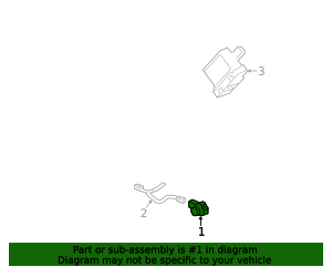 2020-2025 GM Park Assist Alarm Sensor 84586218 GM | GMPartsDirect.com