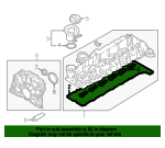11128515732 - 2014-2018 BMW Valve Cover Gasket Set (11-12-8-515-732 ...