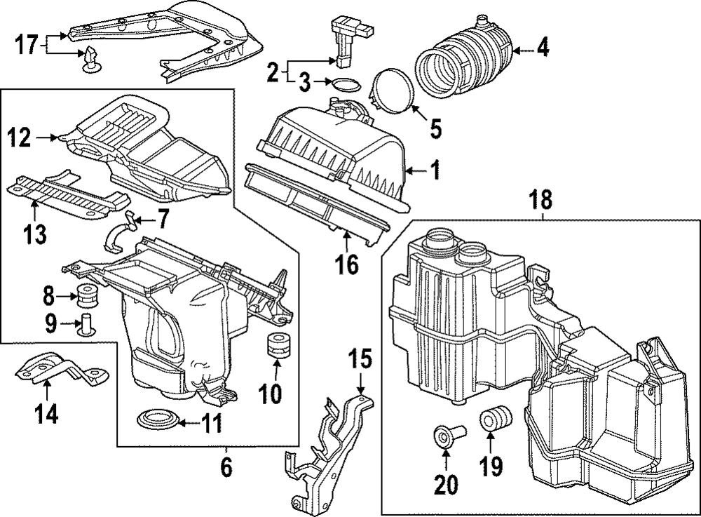 17230-6CT-A01 - 2023-2025 Honda HR-V - Resonator | Genuine Honda Parts