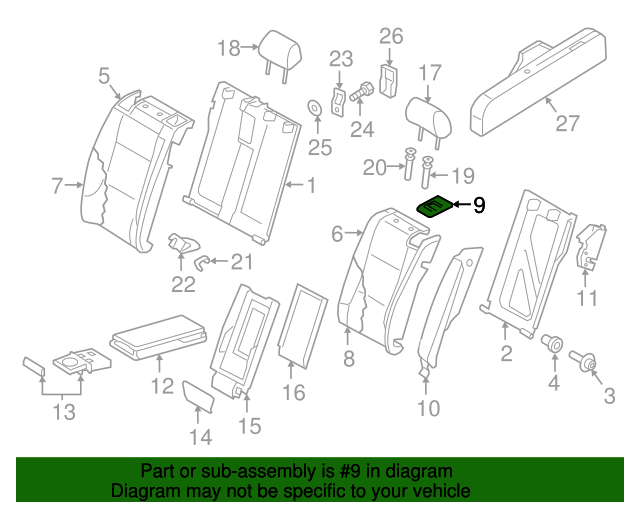 8P0-885-879-SC3 - Cap 2015-2018 Audi | Audi OEM Parts