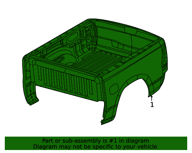 2019 Ram 1500 Box 68406788AA | TascaParts.com