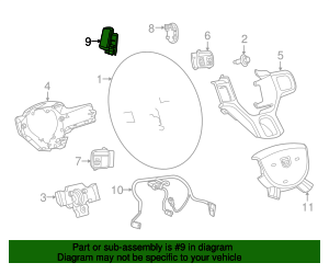 2013-2021 Ram Steering Column Cover Plug 56046220AA | TascaParts.com