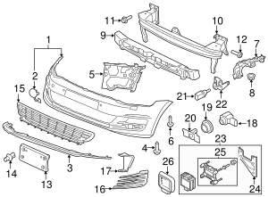 5GM-805-915-A-9B9 - Spoiler 2015-2017 Volkswagen GTI | Volkswagen Parts ...