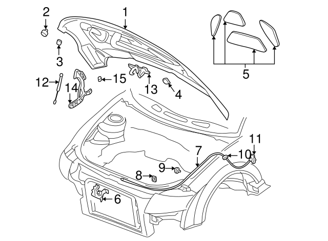 1K0-823-591-B - Release Cable Grommet 1996-2024 Audi | Audi OEM Parts