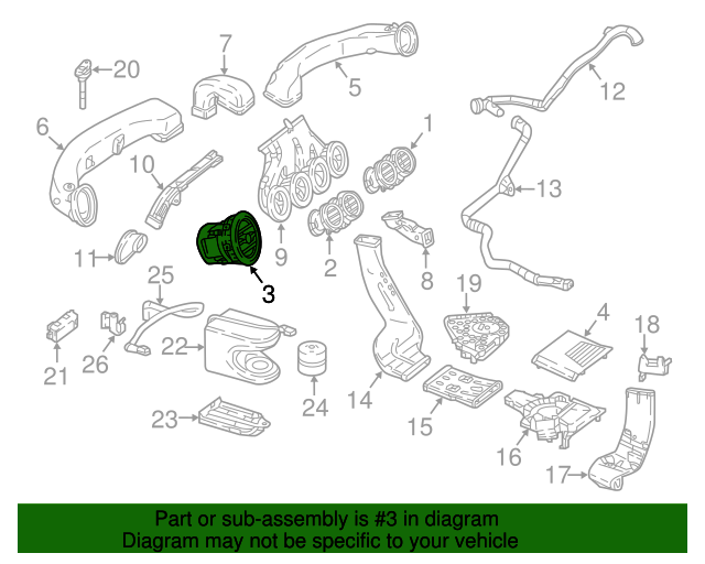 213-830-80-00 - Vent Grille 2017-2023 Mercedes-Benz | Mercedes-Benz USA ...