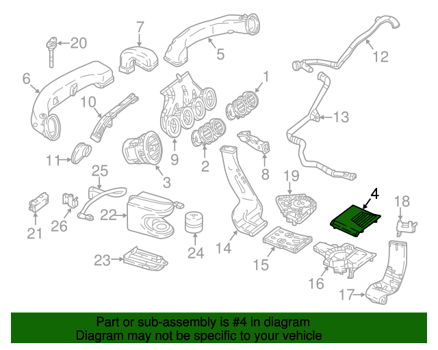 213-831-16-00-9051 - Vent Grille 2017-2020 Mercedes-Benz | Mercedes ...