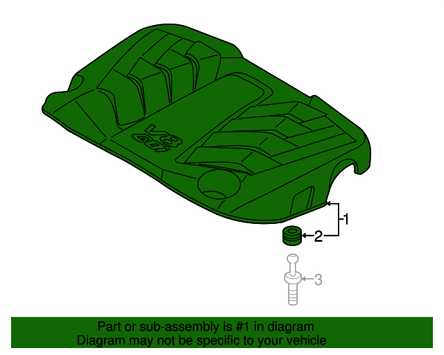 2015-2017 Kia K900 Engine Cover 29240-3F420 | QuirkParts