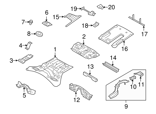 74848-AL530 - Inspection Cover - 2003-2021 Nissan | Nissan OEM Parts Direct