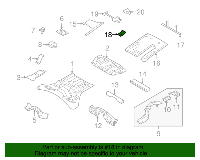 2009-2024 Nissan GT-R Deflector 74898-JF00A | TascaParts.com