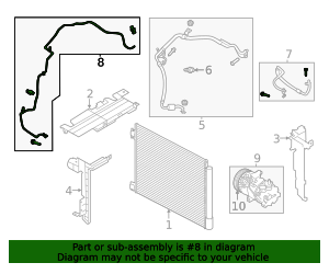 2020-2025 Nissan Sentra Liquid Line 92440-6LB0A | OEM Parts Online