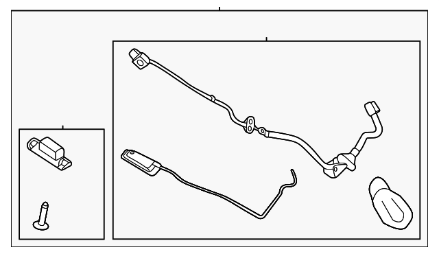 2022-2023 Hyundai License Lmp Assembly 92501-J9600 | OEM Parts Online