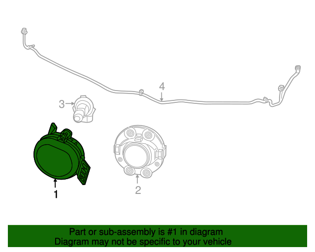 2013-2022 Ram Lamp 68104820AF | TascaParts.com