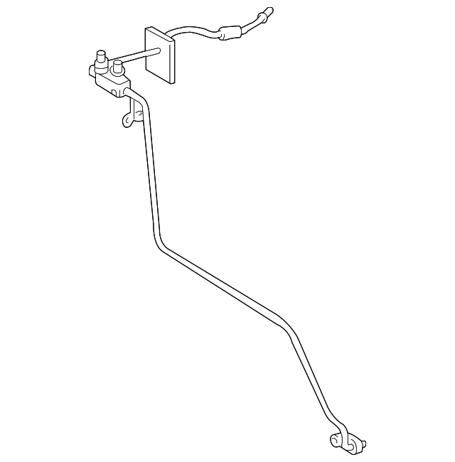 Genuine Toyota Tube Assembly, Air Conditioner part# 88710-35660 for ...