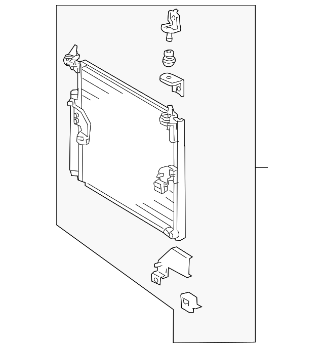 2007-2014 Toyota FJ Cruiser Condenser Assembly 88460-35380 | Smithtown ...