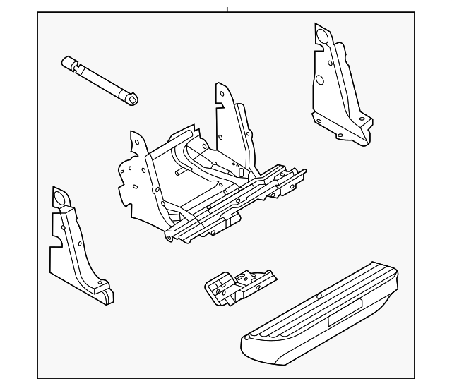 Genuine OEM Ford Part - Step Assembly FL3Z-1520040-L | Genuine OEM Ford ...