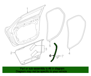 32274034 - Rear Seal - 2017-2020 Volvo | Volvo OEM Parts Direct