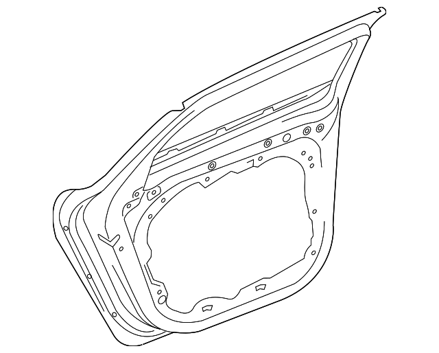 2018-2020 Volvo S90 Door Shell - Passenger Side (RH) 32133532 ...