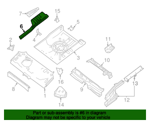 2013-2019 Nissan Sentra Floor Extension - Driver's Side (LH) G4533 ...
