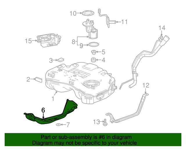 2018-2024 GM Fuel Tank Shield 84067920 GM | GMPartsDirect.com