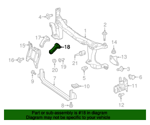 447-885-08-14 - Support Bracket 2016-2023 Mercedes-Benz Metris ...
