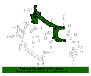 447-880-11-03 - Radiator Support - 2016-2020 Mercedes-Benz Metris ...