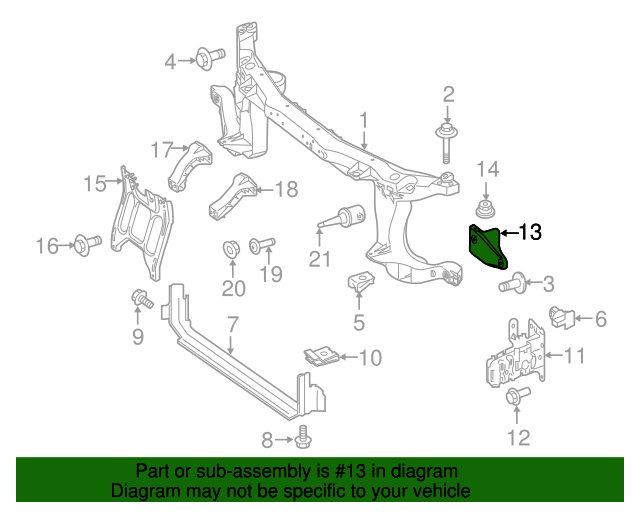 447-880-12-14 - Bracket 2016-2023 Mercedes-Benz Metris | Mercedes-Benz ...