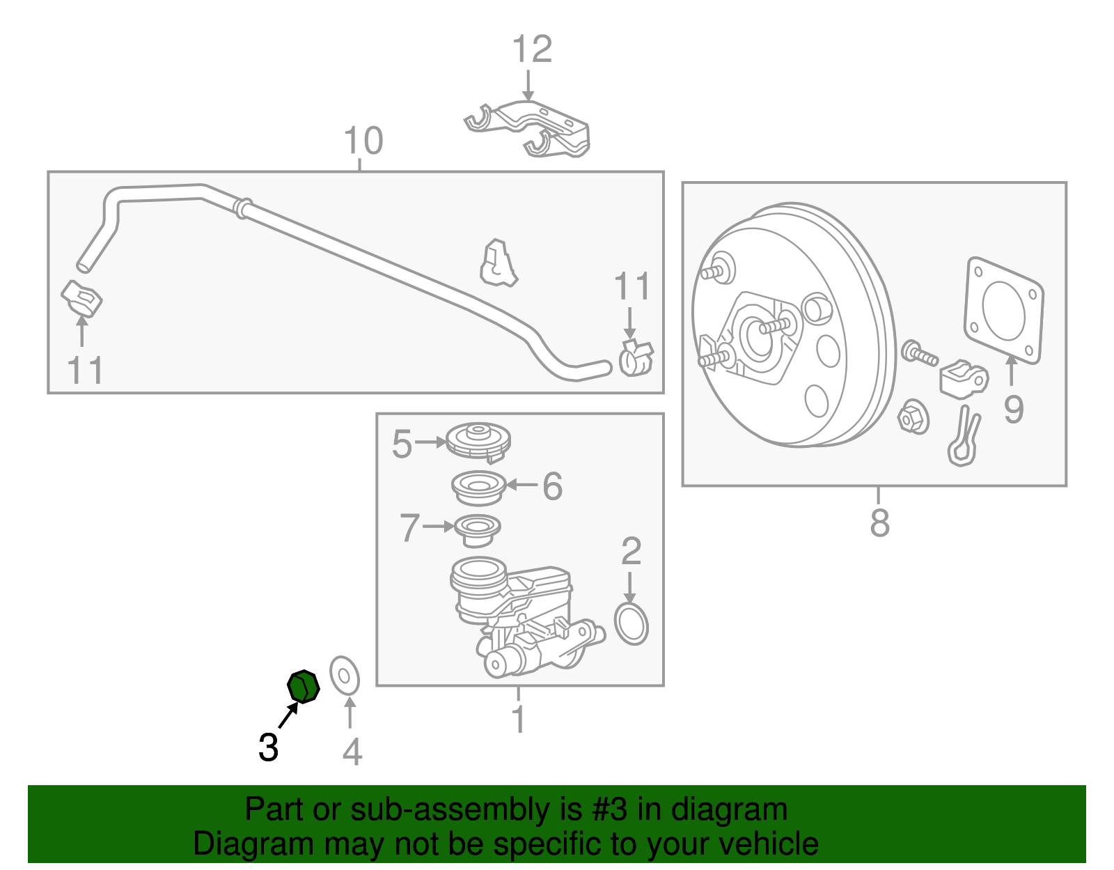 94001-08000-0S - 1998-2025 Honda - Nut Hex (8MM) | Genuine Honda Parts